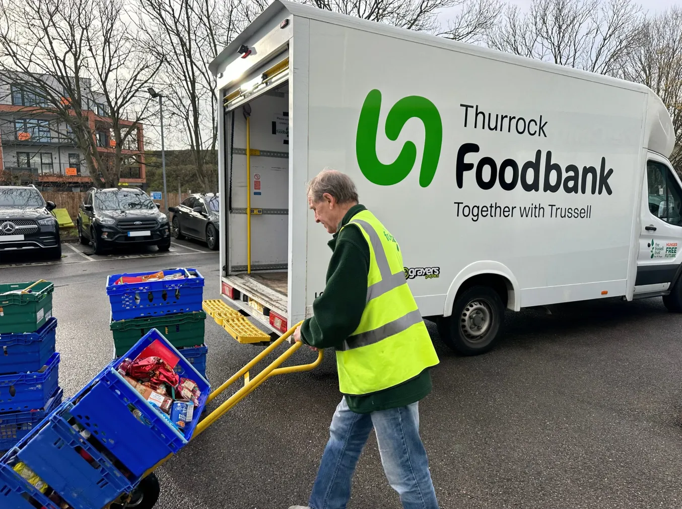 John F Hunt Supports Thurrock Food Bank